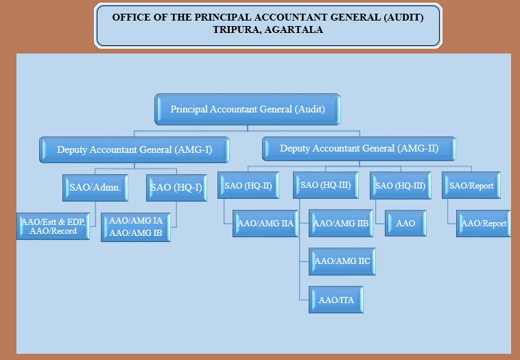 Organisation Chart | Accountant General (Audit) Tripura, Agartala