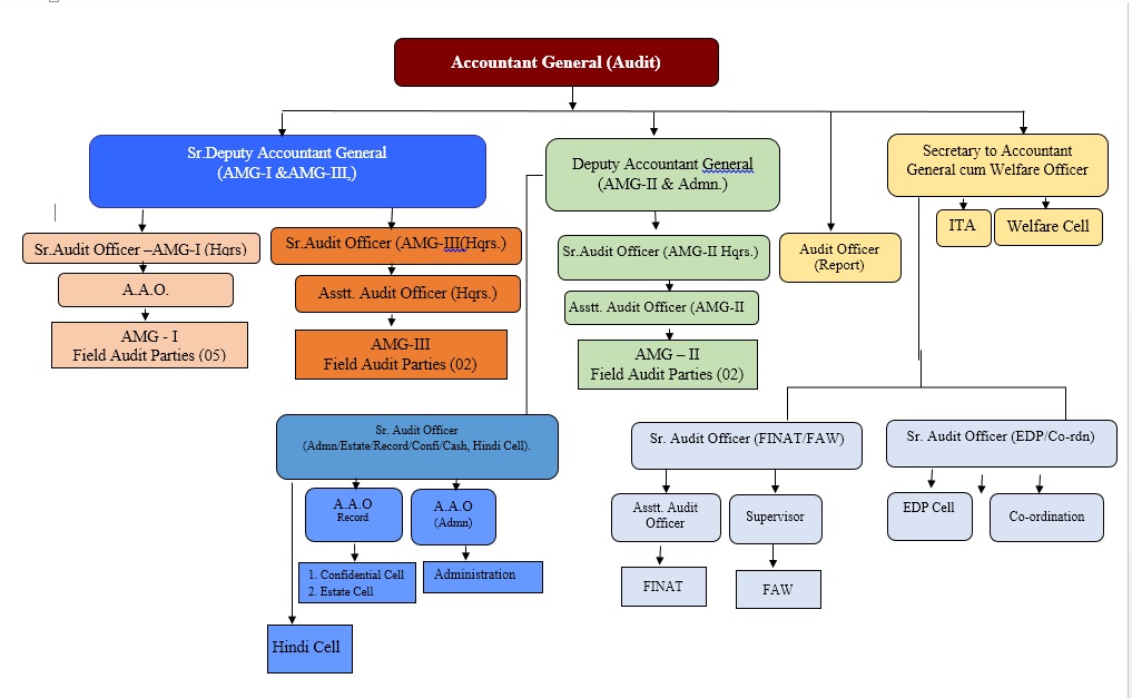 Organisational Chart | Accountant General (Audit) Meghalaya, Shillong